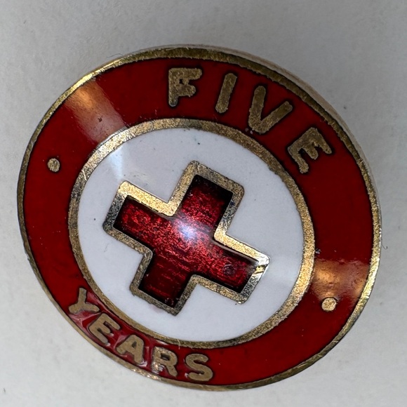 Red Cross Vintage | Jewelry | Vintage American Red Cross Five Years ...